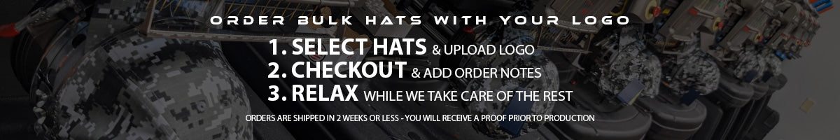 Mega Cap - CAP HERO - Custom Embroidered Hats With Your Logo!